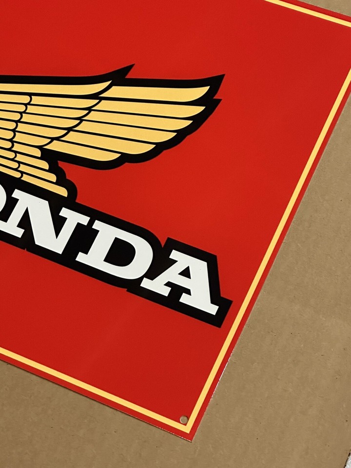 Honda Motorcycle Vintage Logo Reproduction Garage Sign | eBay