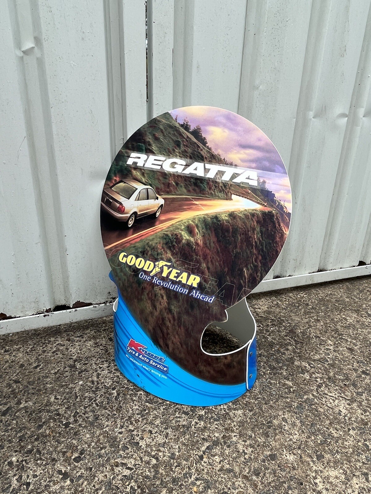 vintage tyre sign display, Goodyear Tire Display, Kmart Auto Tyres | eBay