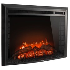 Greystone 26” Inch RV Camper Electric Fireplace With Remote Curved ...