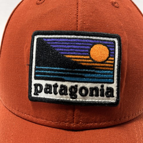 Patagonia Snapback Burnt Orange Hat - Sunset Patch | eBay