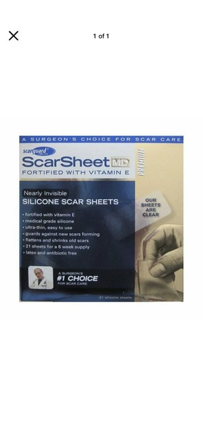 ScarSheet Nearly Invisible Silicone Scar Sheets. 21 Sheets for sale ...