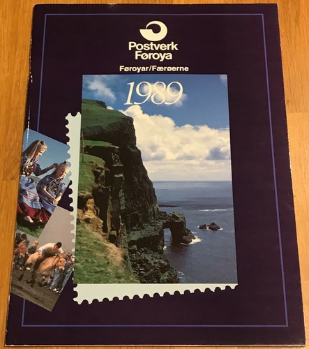 Faroe Post Official Year BOOK 1989 Complete as Issued MNH XF w ...