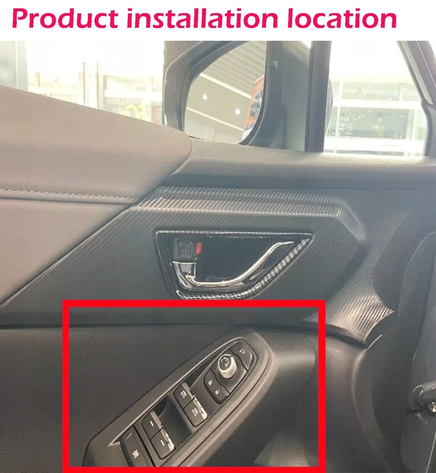 4 Car interior handguard decorative strip For Subaru Crosstrek 2024 ...