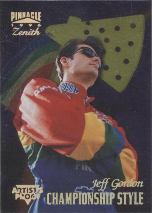 1996 Pinnacle Zenith - Jeff Gordon #73 Artist's Proof for sale online ...