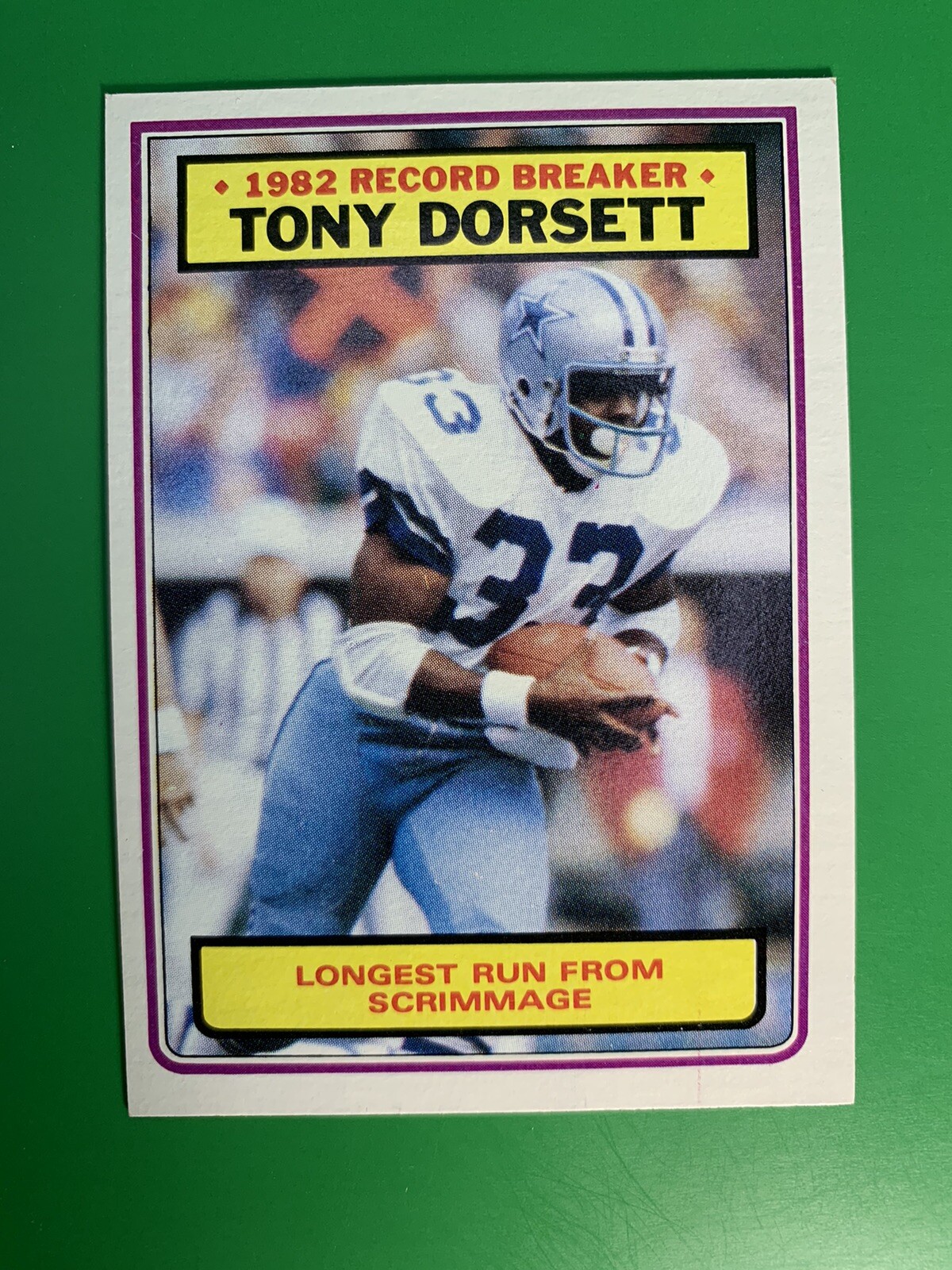 1983 Topps Tony Dorsett RB Rushing #2 Dallas Cowboys | eBay