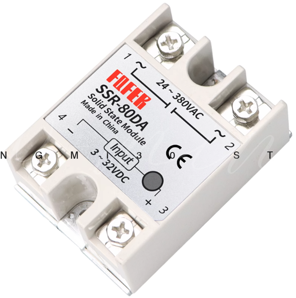 2PCS SSR-80DA 80A single-phase solid-state relay (DC controlled AC) | eBay