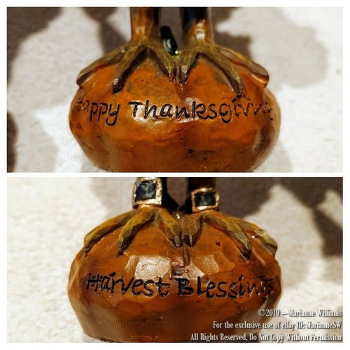 NEW THANKSGIVING MR & MRS TURKEY DRESSED UP AS PILGRIMS FALL HARVEST ...