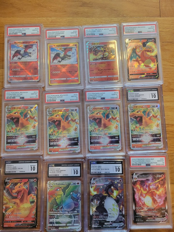 Graded Pokemon Card Collection; Graded Pokemon Lot GUARANTEED GEM MINT ...