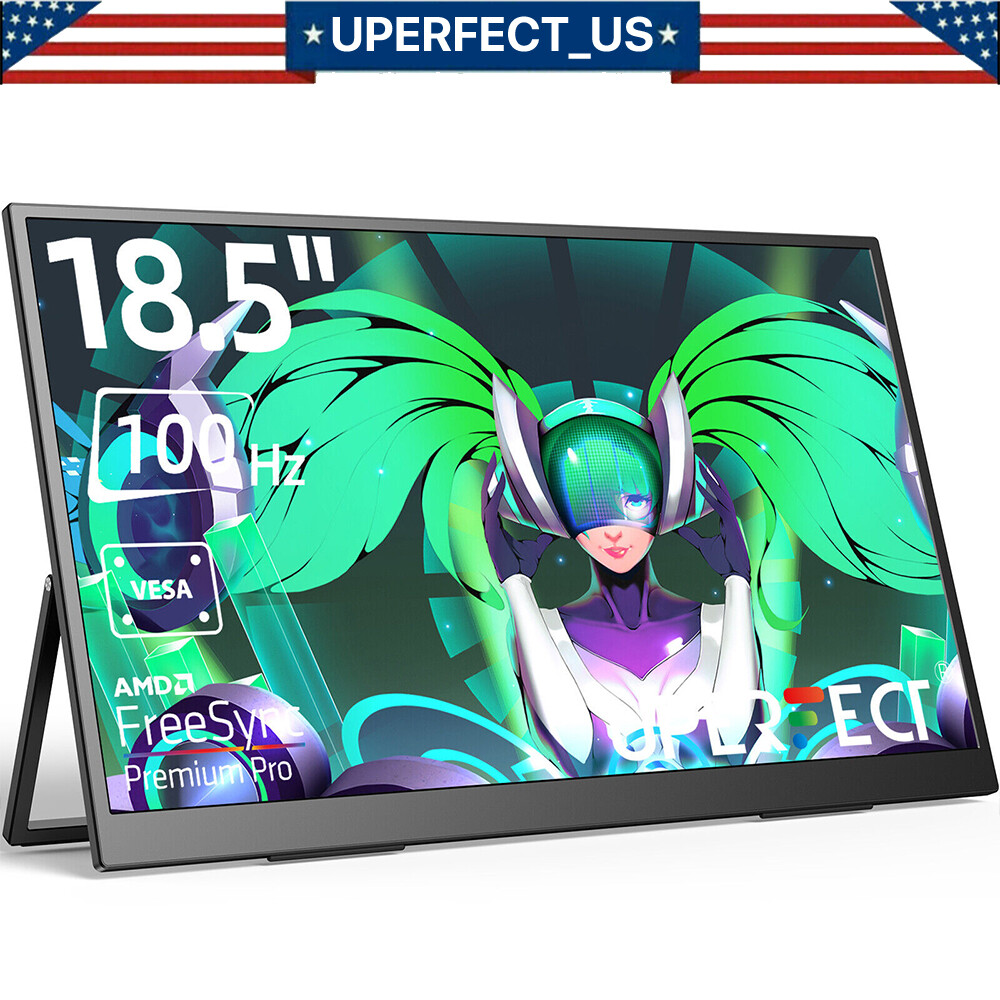 18.5" 1920*1080 FHD LCD 100HZ Screen Monitor Display For Raspberry Pi 2 ...