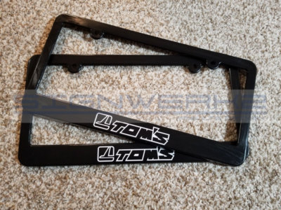 Toms License Plate Frame Toyota Racing FRS A90 RCF RC ISF Style #2 ...