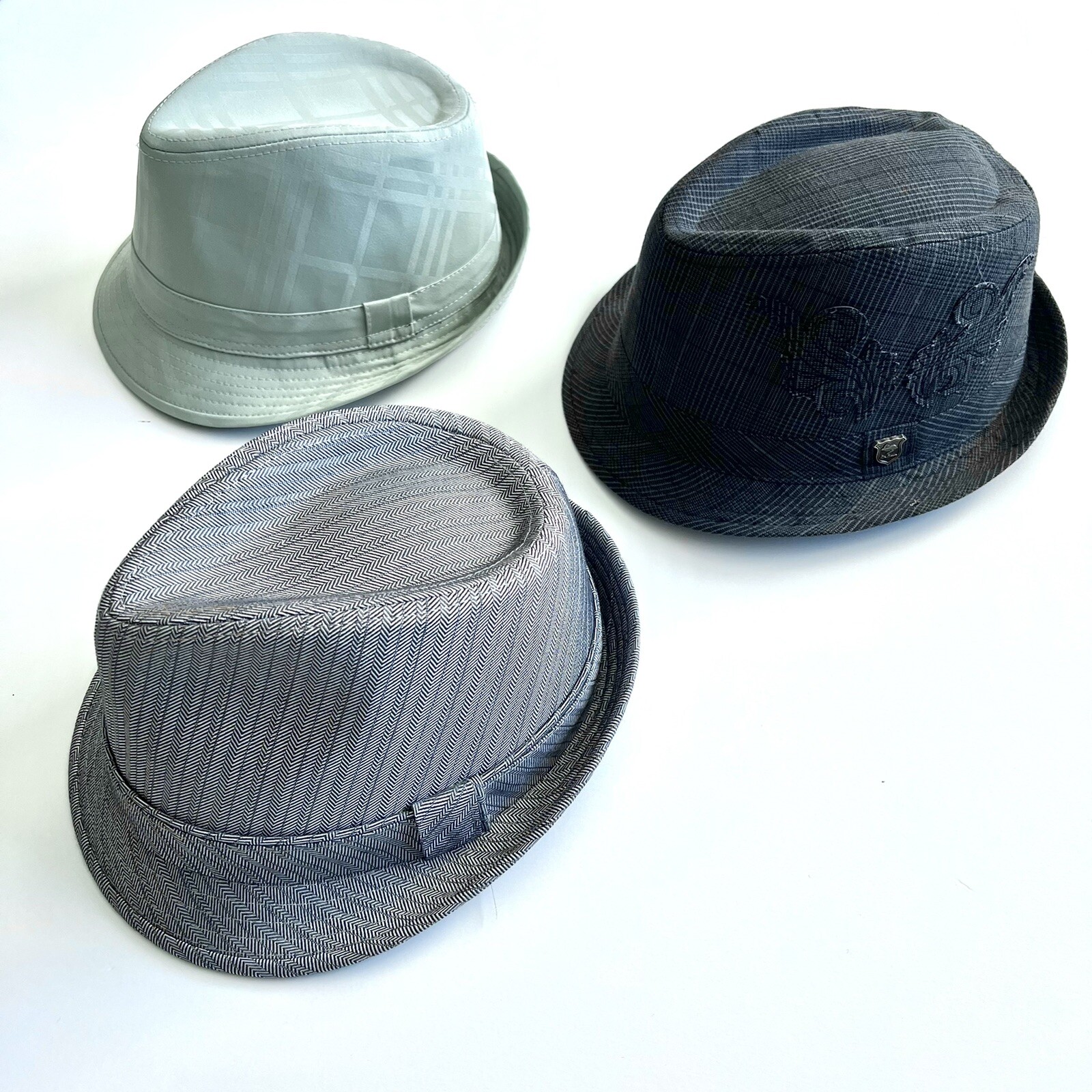 Early 2000’s Fedora Collection Of 3 Hats - Gem