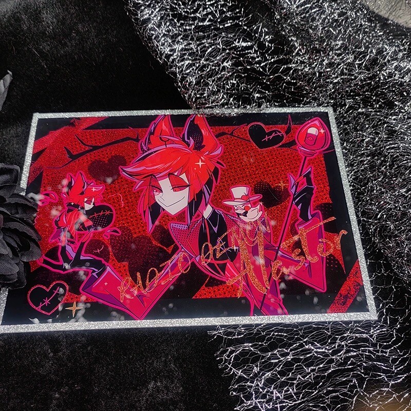 Hazbin Hotel Alastor Valentine's Day～Colored-Cards Collection 21*14CM ...