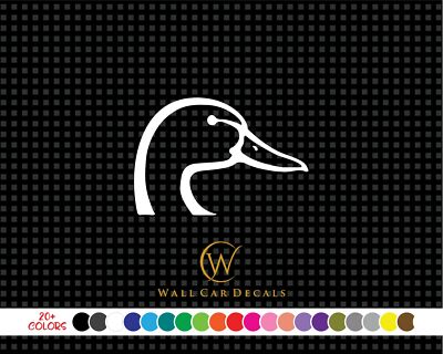 Duck Head Decal Hunting Outdoor Car Truck Window Vinyl Stickers ...