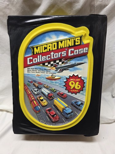 Vintage Micro Minis Collector's Case Micro Machine Holds 96 Cars Made ...