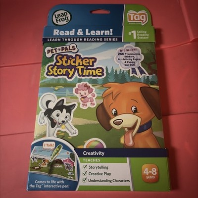 Leap Frog LeapReader Read & Learn Interactive Book PET PALS STICKER ...