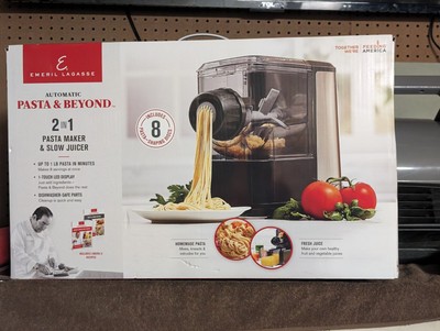 NIB Emeril Lagasse Pasta & Beyond 4 in 1 Pasta maker Juicer Dessert ...