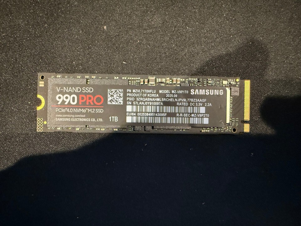 Samsung 990 PRO 1TB SSD, PCIe 4.0 x 4 M.2, M.2 2280 Internal SSD | eBay