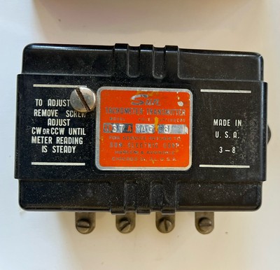 VINTAGE SUN TACHOMETER TRANSMITTER MODEL EB-7A 12 VOLTS 6 CYLINDERS | eBay