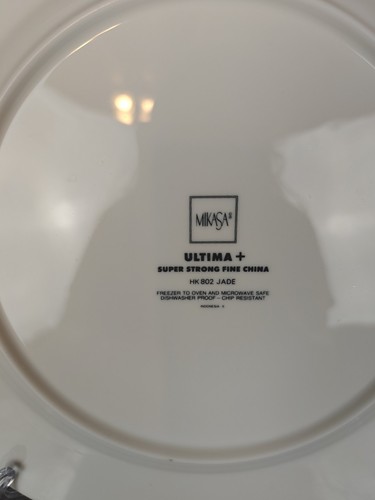 Set Of 8 Mikasa Ultima Plus Jade Dinner Plates HK802 10.5" | eBay
