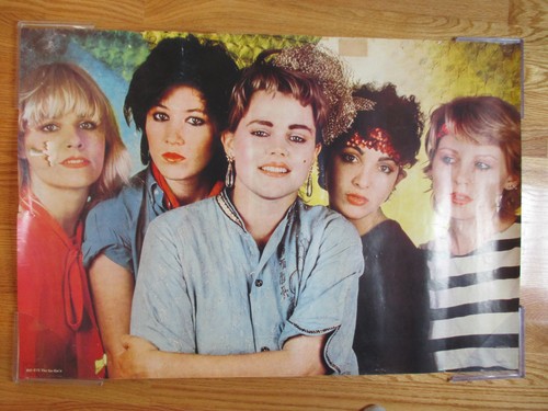 80s GO GO's Poster BELINDA CARLISLE Charlotte Caffey Gina Schock Kathy ...