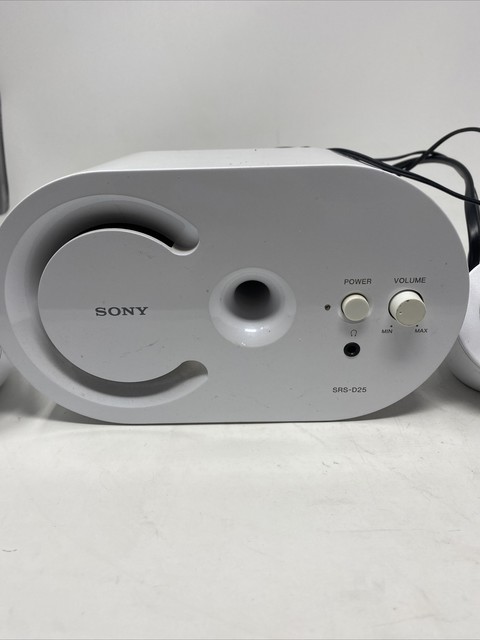 Sony Srs-d25 Active Desktop Speaker System 2.1 White for sale online | eBay
