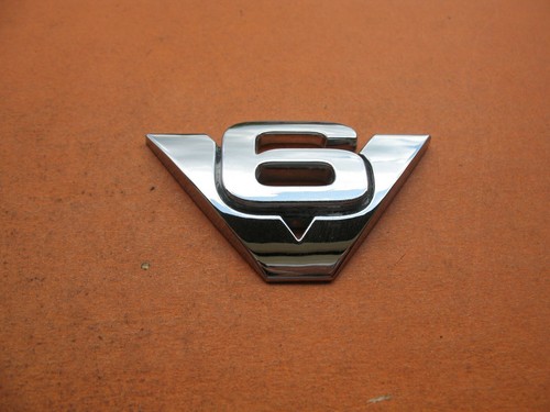 01 02 03 04 05 06 07 FORD ESCAPE V6 SIDE CHROME EMBLEM LOGO BADGE SIGN ...