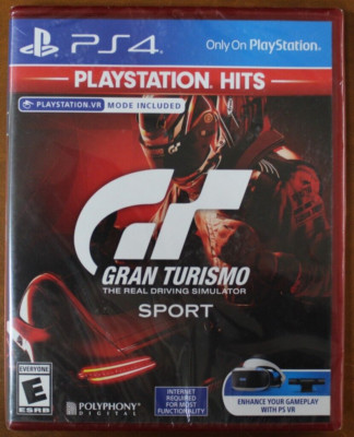 SEALED Gran Turismo Sport Hits - Sony PlayStation 4 PS4 (Disc off tray ...