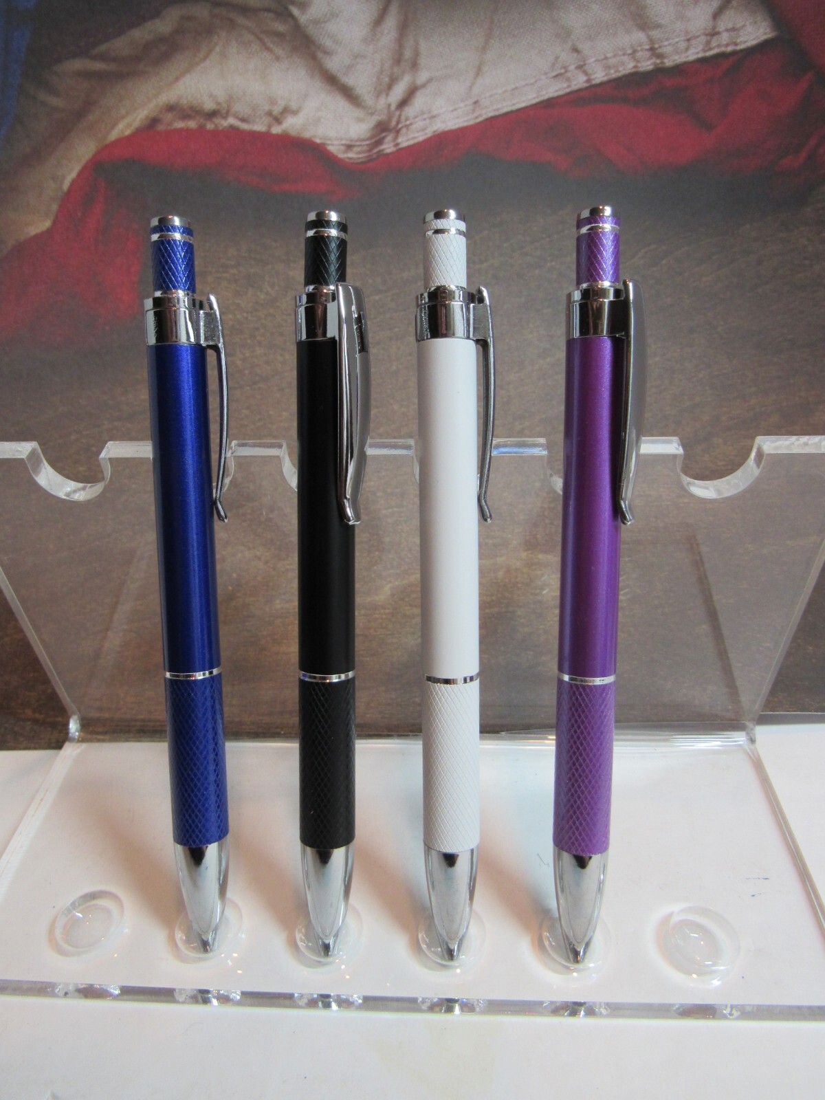 Set of 4 Aruba Metal click top Ballpoint Pens-BLACK body | eBay