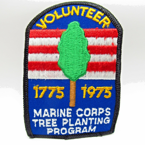 Marine Corps Tree Planting Program - Volunteer - 1975 - Vintage Patch ...