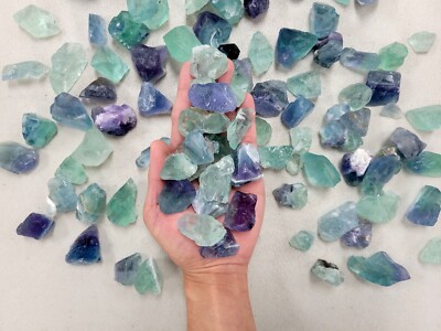 Bulk Green Fluorite Rough Stones Natural Gemstones Crystals for ...