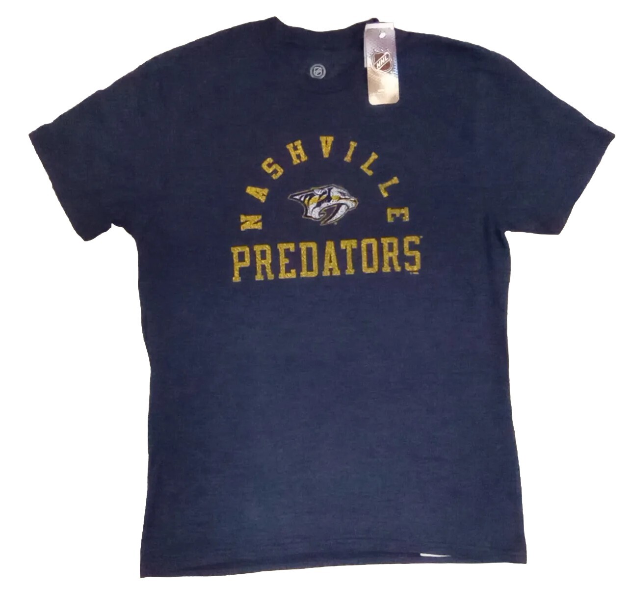Nashville Predators Men's Blue T-Shirt NHL NWT New With Tag | eBay