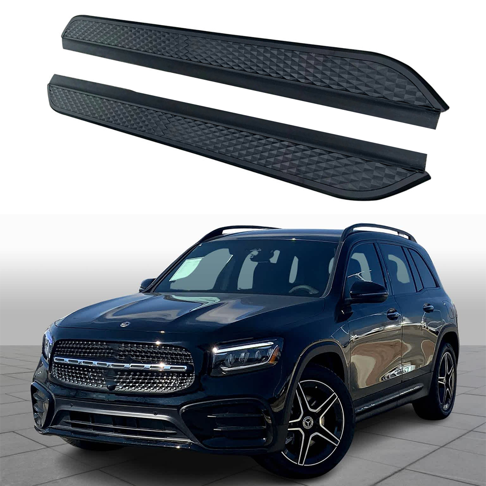 Silver Running Boards For SUV 2-Piece Running Boards / Side Steps For ...