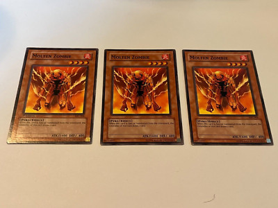 3x Molten Zombie IOC-064 Yugioh Yu Gi Oh! 3 x3 Playset Mixed | eBay