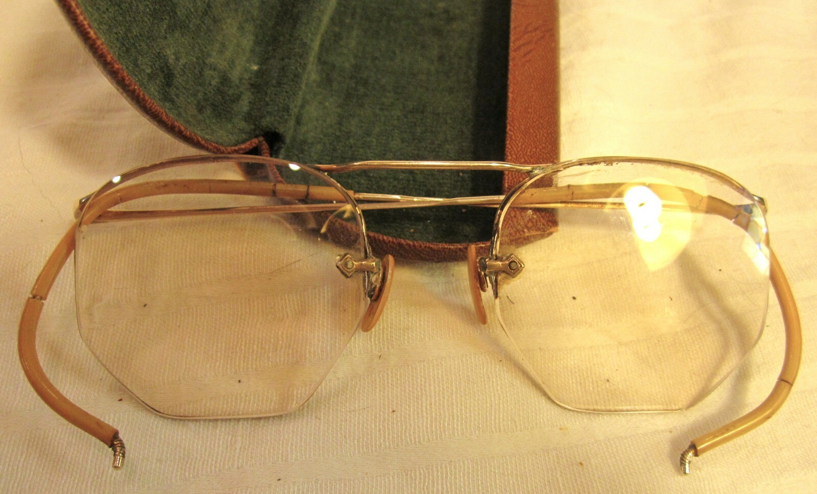 1930s American Optical Vintage Eyewear Glasses 12K Ye… - Gem