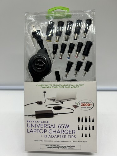 ReTrak Retractable Universal Laptop Charger and Power Adapter | eBay