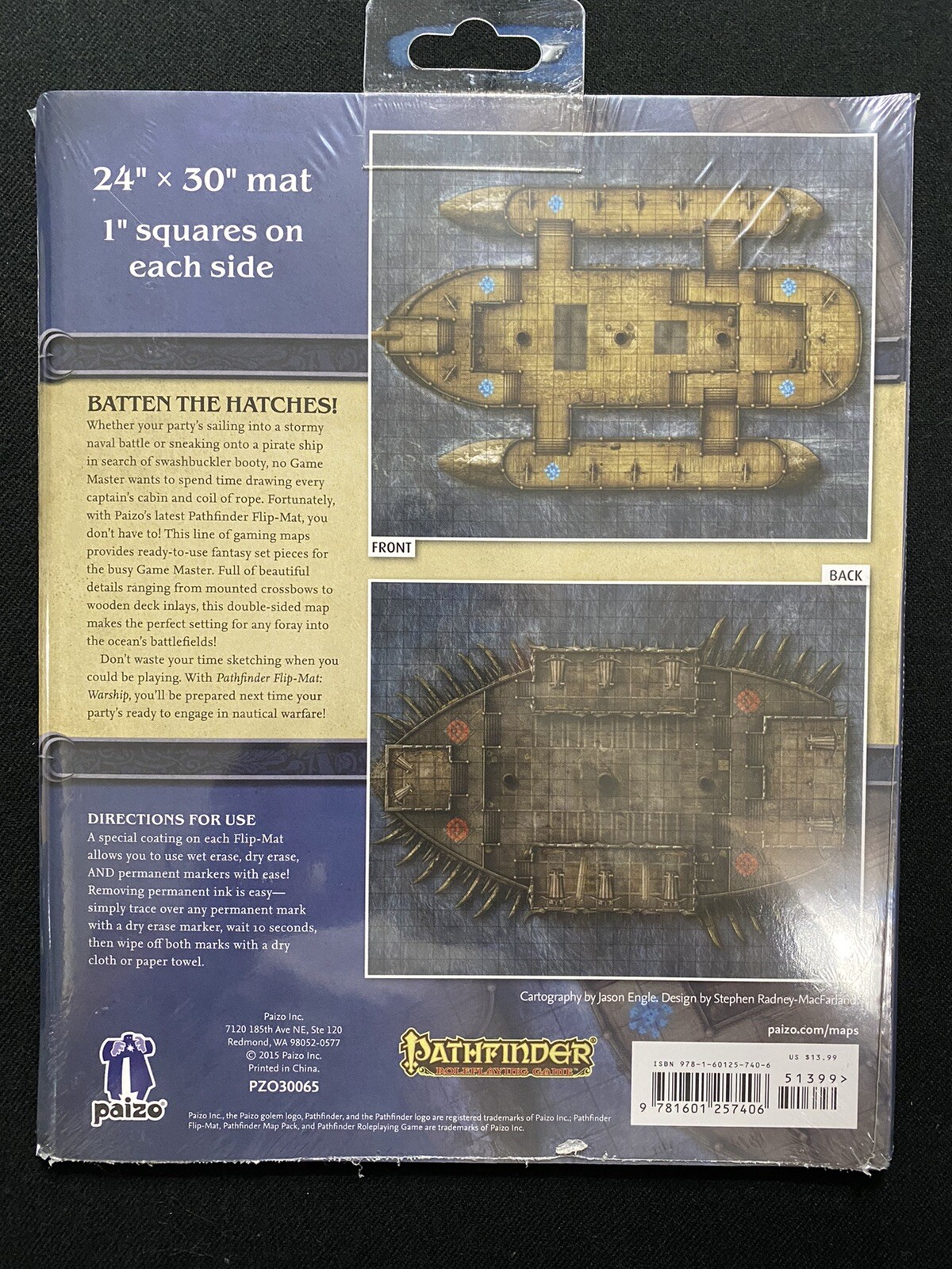 Pathfinder Flip-Mat Warship New | eBay