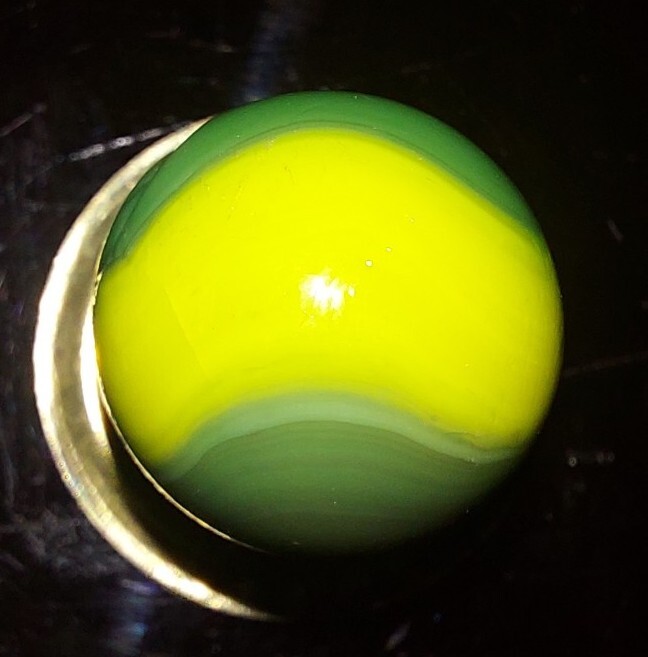 Vitro Agate Tiger Eye Patch Marble, Green, White, Yellow, .65, HTF ...