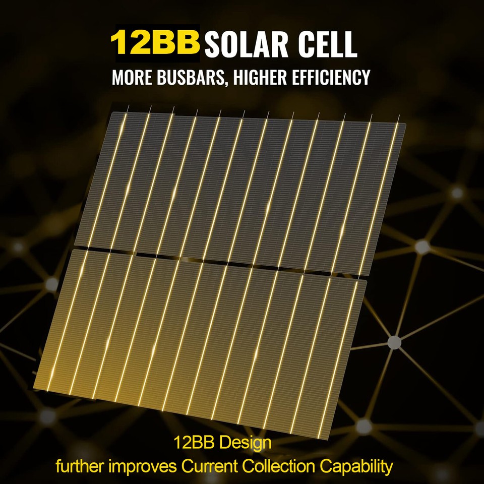 200W Watt Solar Panel 12V Mono Home Off Gird Battery Charger Power RV ...