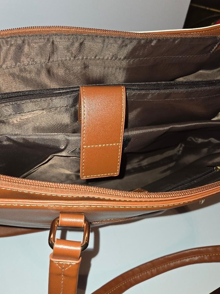 LOVEVOOK Laptop Bag for Women 15.6 Inch Tote Bag Waterproof PU Leather ...