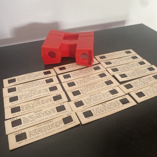 Vintage toy Stori-Views Stereoscopic Viewer with World Views Slides | eBay
