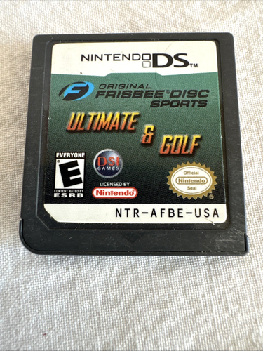 Ultimate & Golf Nintendo DS Frisbee Disc Sports Game Only | eBay