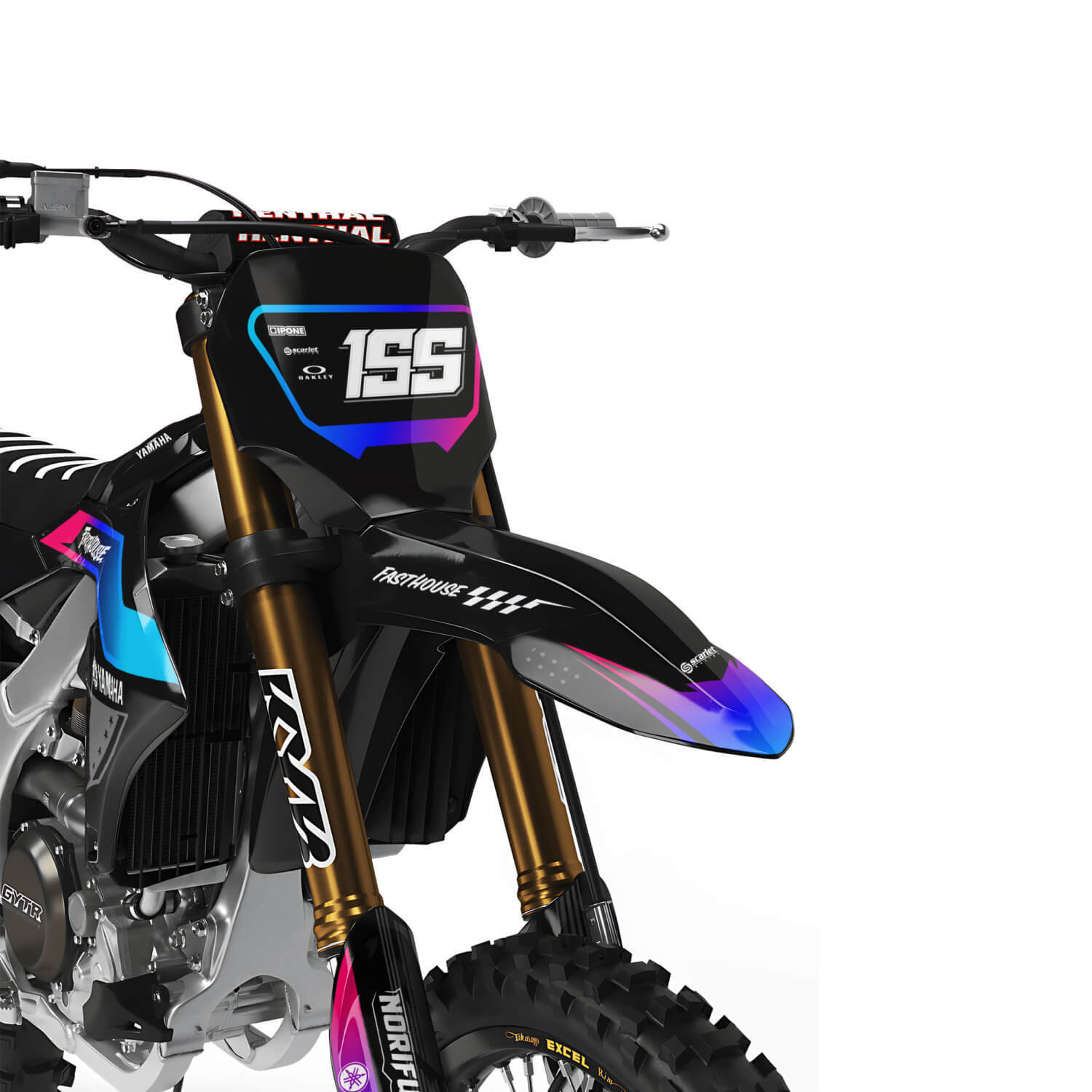 Wicked Mx Graphics Kit To Fit Yamaha PW YZ YZF WR WRF TTR 50 65 85 110 ...