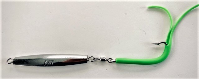 6 New * A-47 Ava Diamond Jigs 4 oz. *W/Split Tube Tails * Bluefish ...