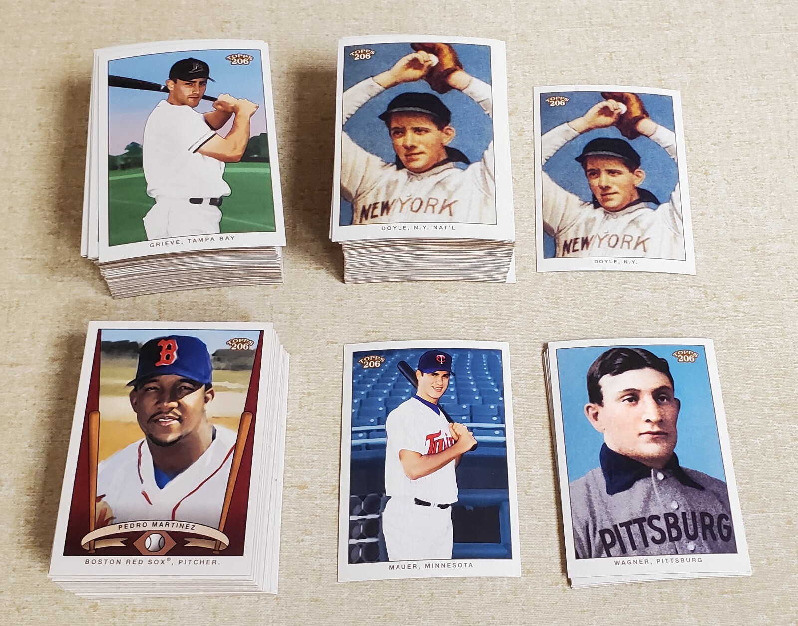 2002 Topps 206 Series 2 Complete Set #181 - 307 with Variations & Team ...