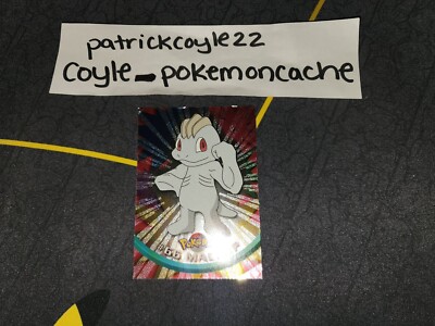 Machop #66 Holo Pokemon Topps Series 1 Card (Black Label) MP | eBay