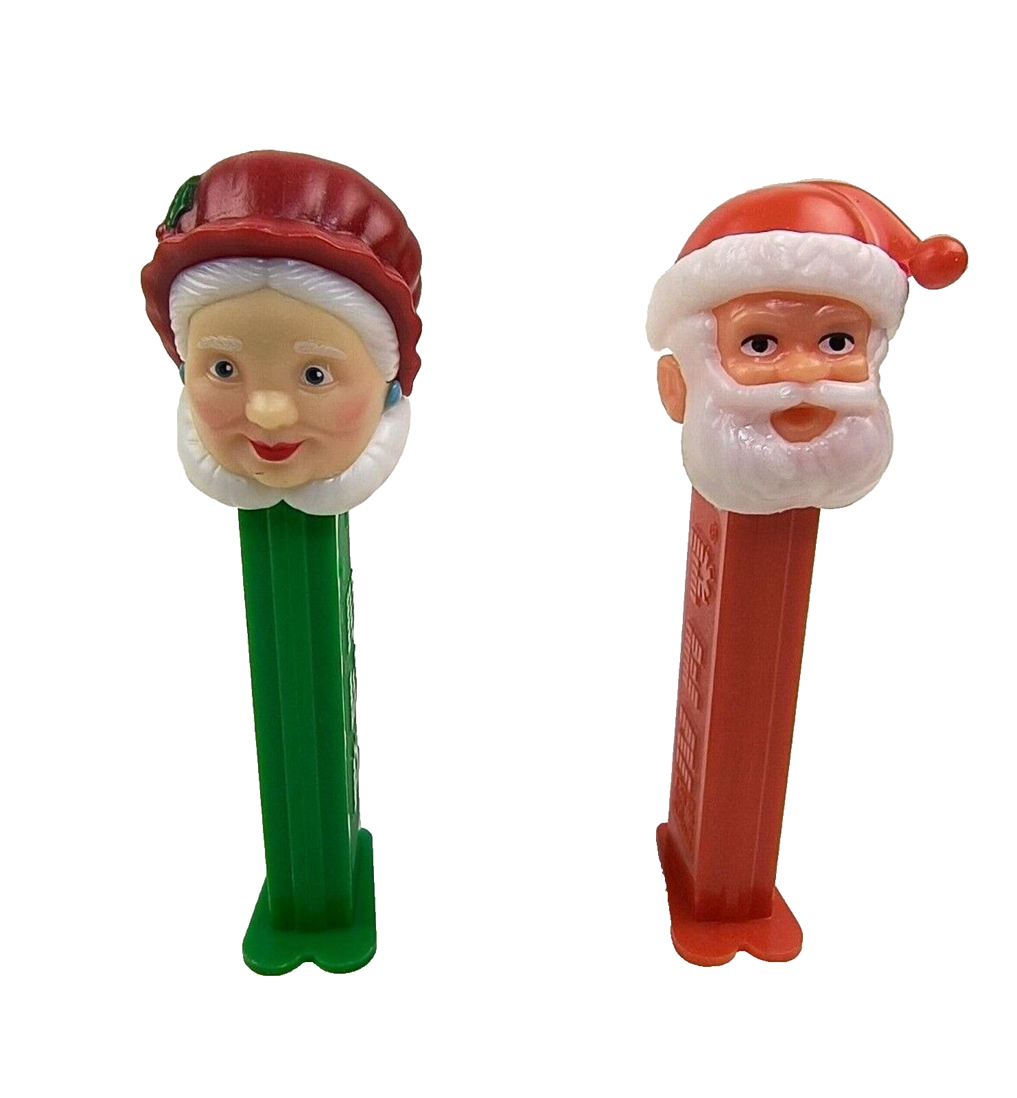 Pez Dispensers Santa Claus and Mrs Claus Pez Candy Dispensers Set of 2 ...