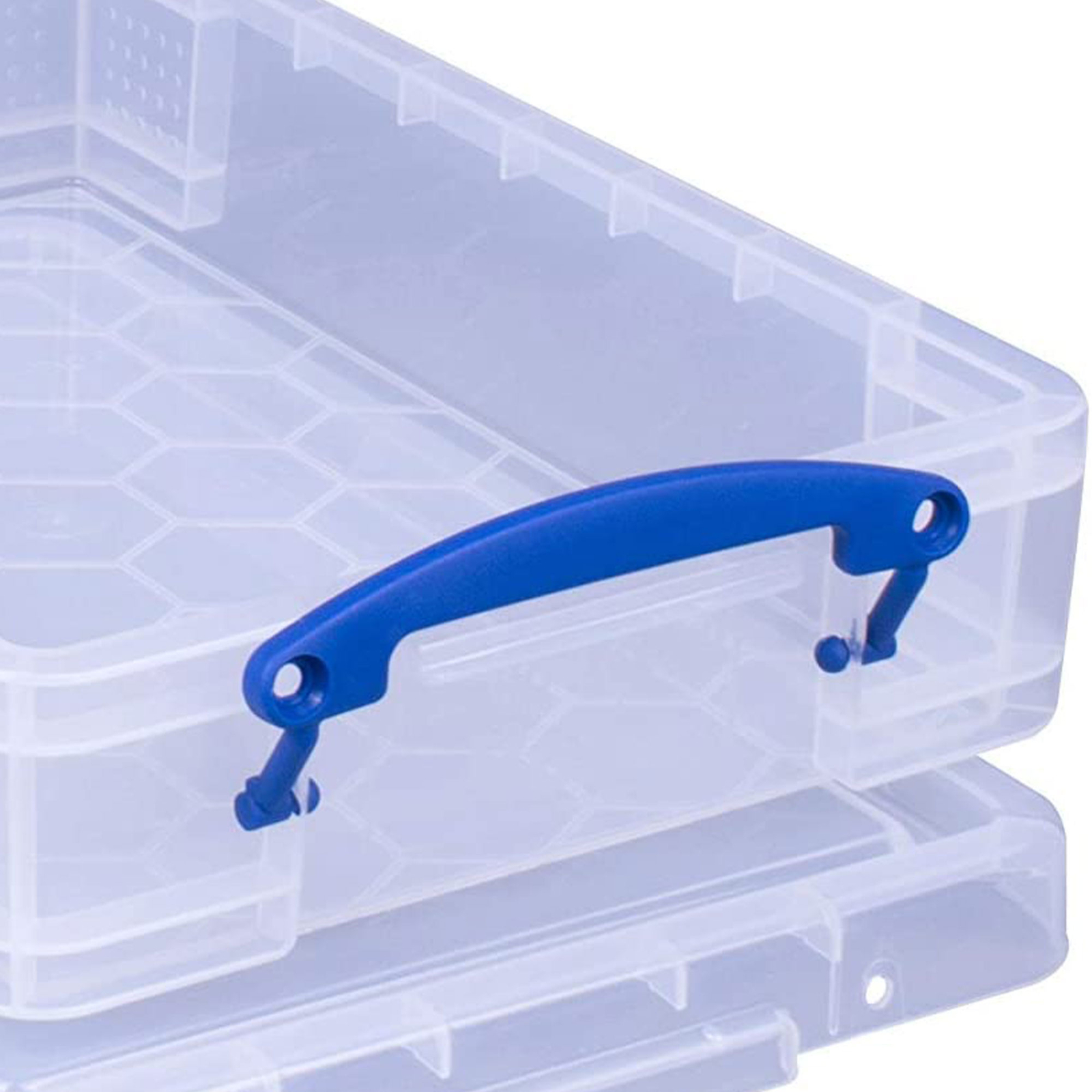 Really Useful Box 4L Storage Container with Lid and Clip Lock Handles ...