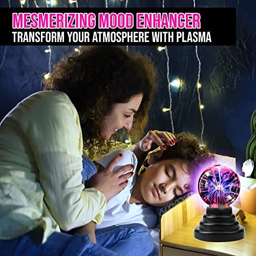 Plasma Ball Unique Gadgets & Diameter Nebula Plasma Toys Plasma Ball- 3 ...