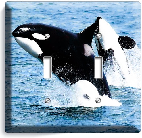ALASKA KILLER WHALE ORCA BABY LIGHT SWITCH OUTLET WALL PLATE COVER ROOM ...
