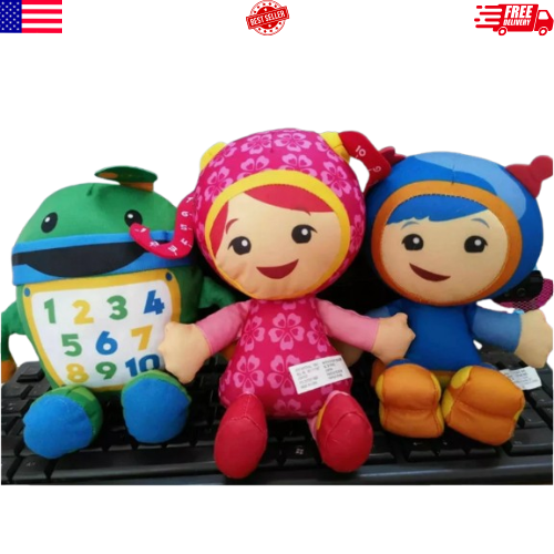 Team Umizoomi milli Bot and Geo 9" plush toy Gift 3pcs | eBay